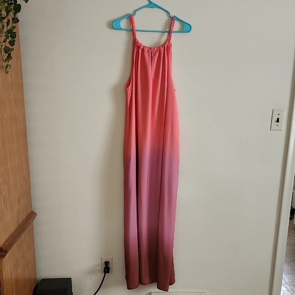 Roan + Ryan Ombre Maxi Dress In Pink And Purple Women… - Gem